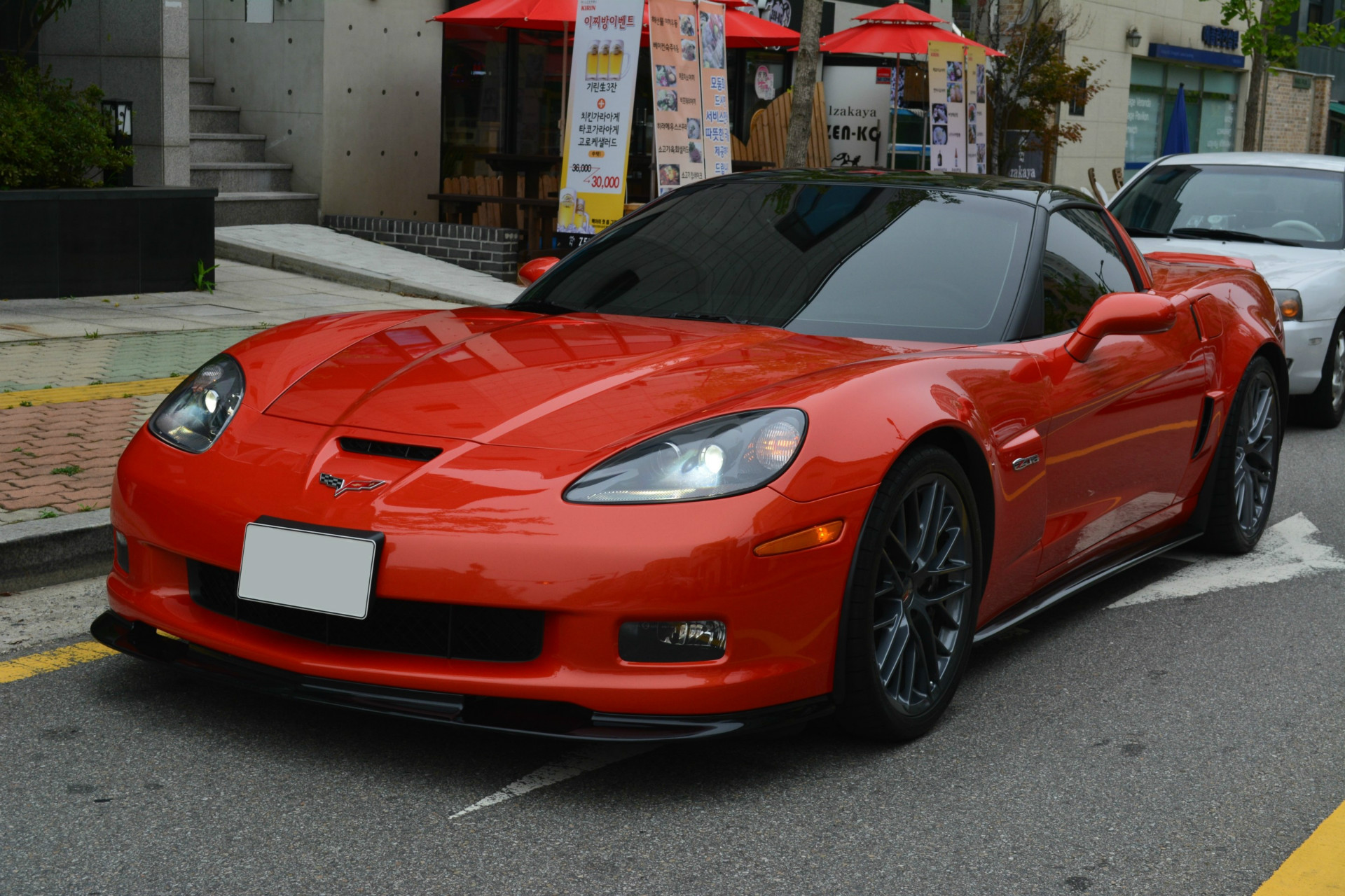 국내에 한대뿐인 인페르노 오렌지 콜벳 C6 Z07 카본 패키지 | 보배드림 직찍/특종발견