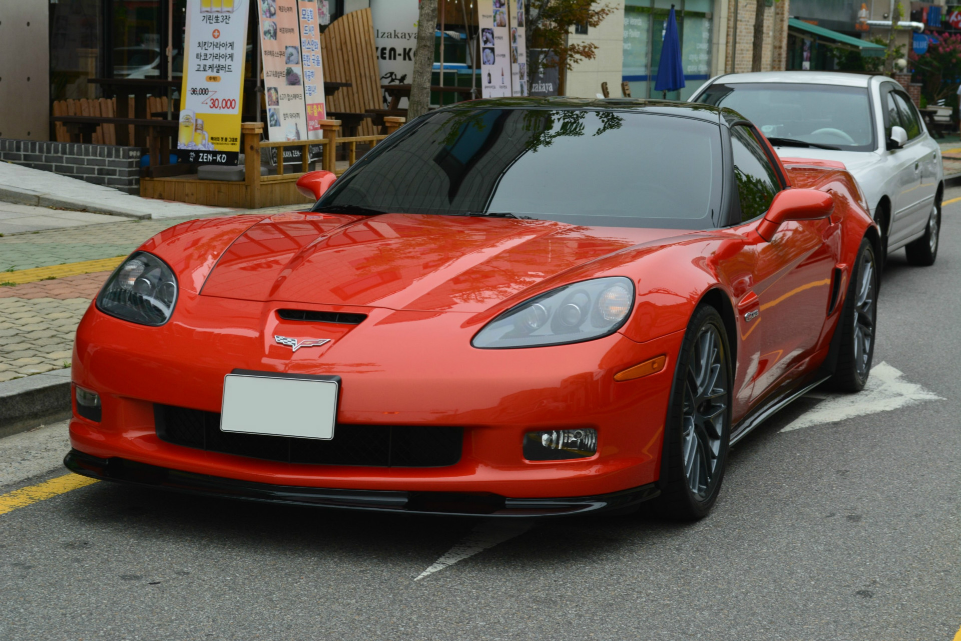 국내에 한대뿐인 인페르노 오렌지 콜벳 C6 Z07 카본 패키지 | 보배드림 직찍/특종발견