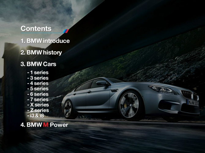 BMW 주제로 PPT템플릿 만들어봤어요~ | 보배드림 수입차게시판