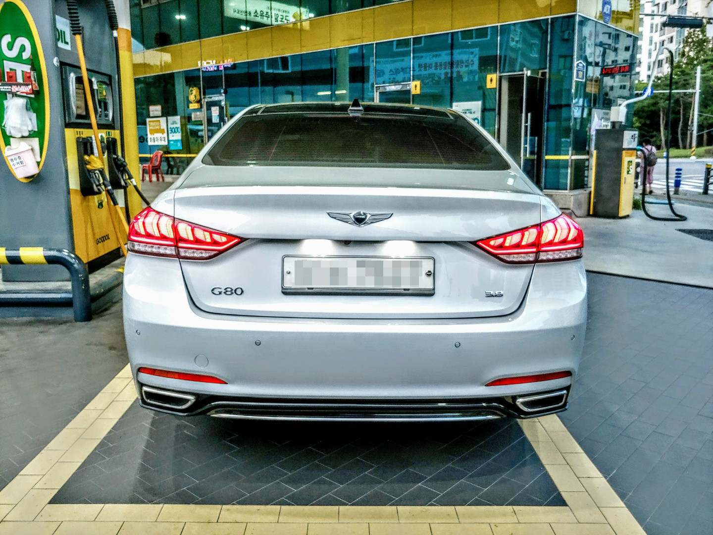 LG G7으로 찍은 G80 실버 사진 보정 - 보배드림 국산차게시판