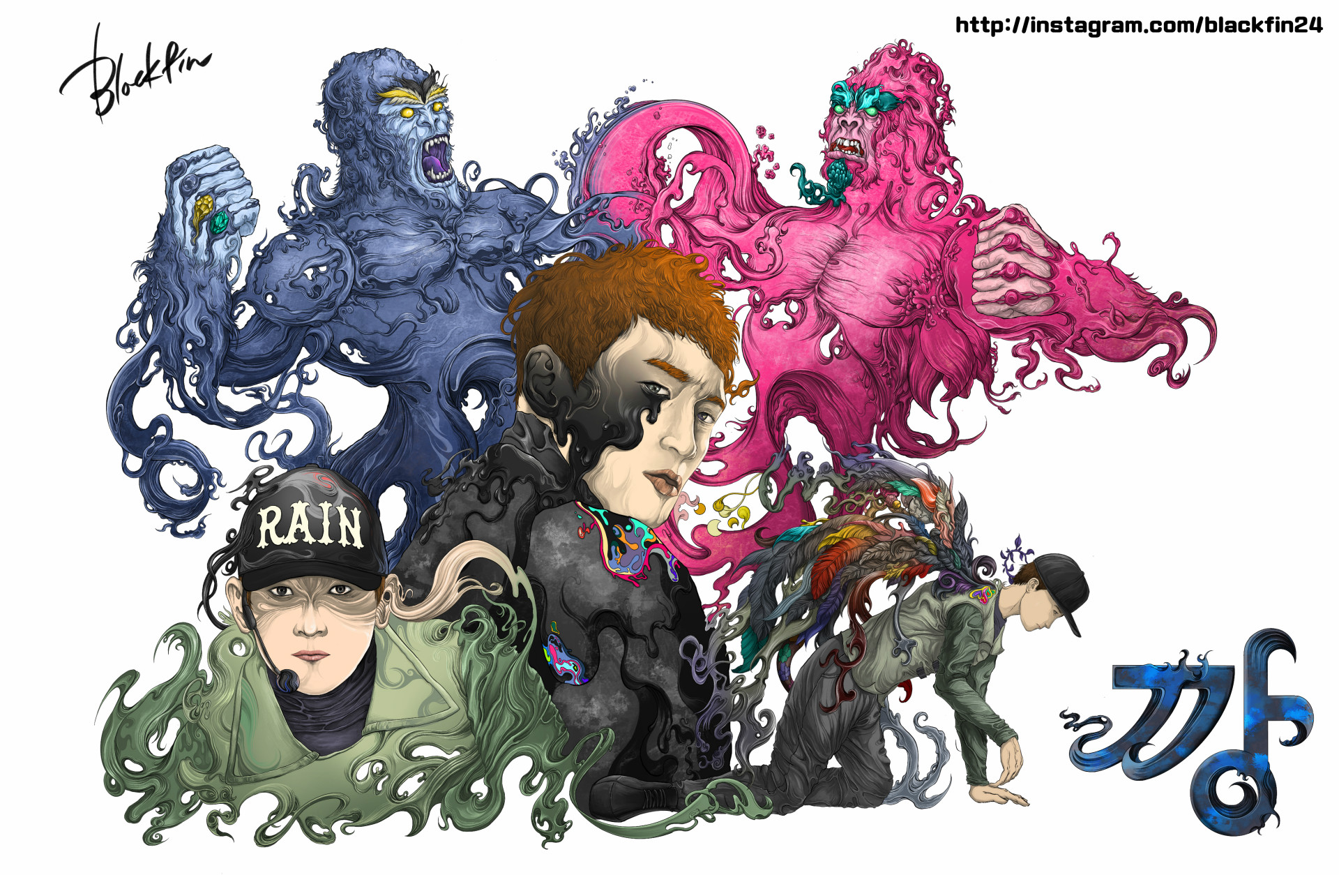 비 깡 일러스트 | 보배드림 유머게시판