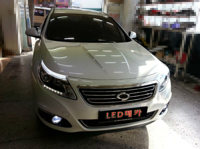 SM5 / 계기판, 실내등, 아이라인, 아우디라인, 부산자동차LED튜닝 | 보배드림