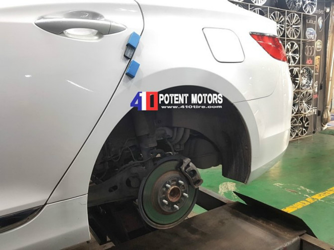 [포텐모터스]그랜저HG 225 55 17 넥센 N FERA AU5 장착후기 | 보배드림 장착시공사진