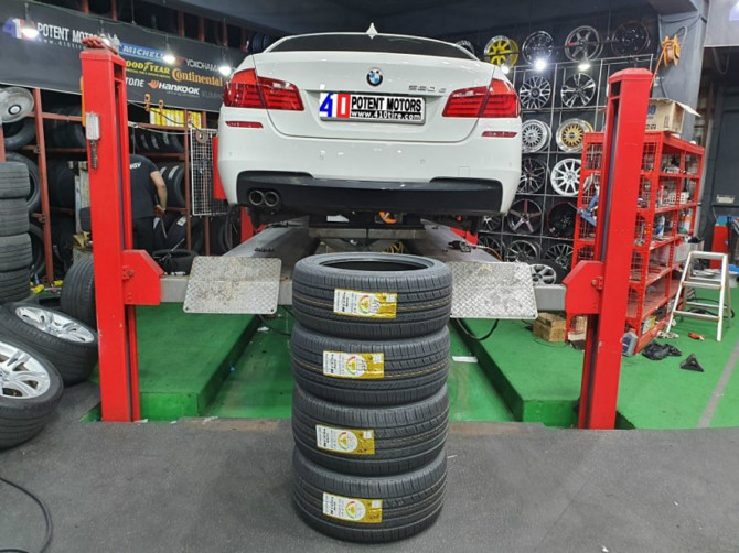 [포텐모터스] BMW F10 520d 245 45 18 넥센 N FERA AU5 | 보배드림 장착시공사진