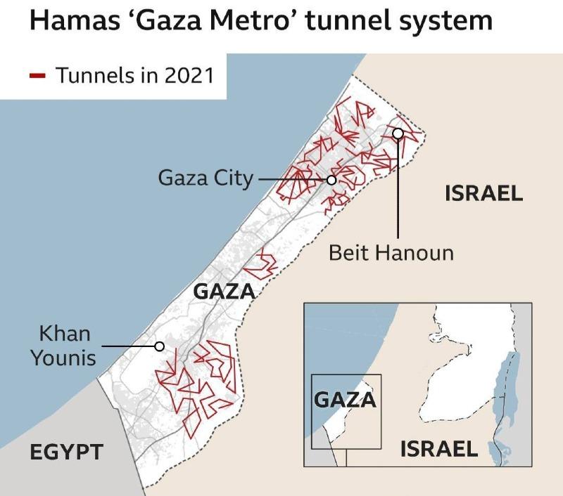 Hamas 'Gaza Metro' tunnel system - 보배드림 정치게시판