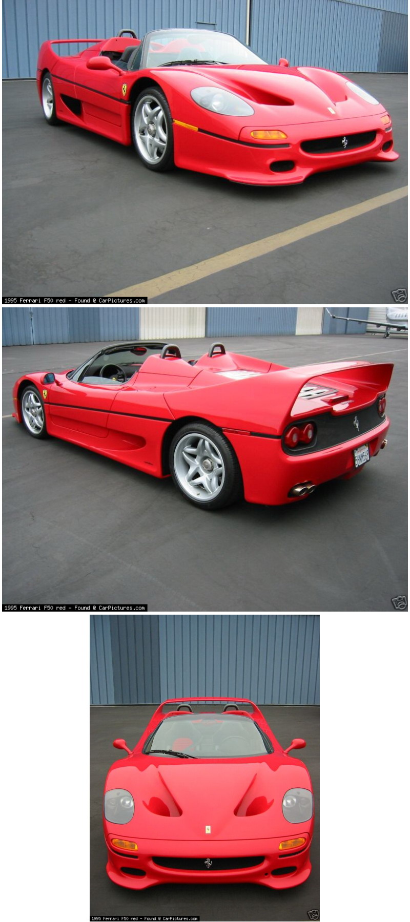 5883마일 신차수준의 1995 페라리 F50 - 578,277불(1) | 보배드림 자동차사진/동영상