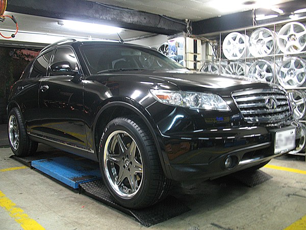 [보배드림]work ls-406(블랙크롬) 인피니티 fx 20인치 장착사진 | 보배드림 장착시공사진